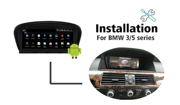 Android BMW E60 Navigation Installation - BMW 3/5 series CIC CCC GPS u ...