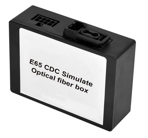 BMW 7 Series E65 E66 CDC Simulate Optical Fiber Box for BMW E65 AUX Ad ...